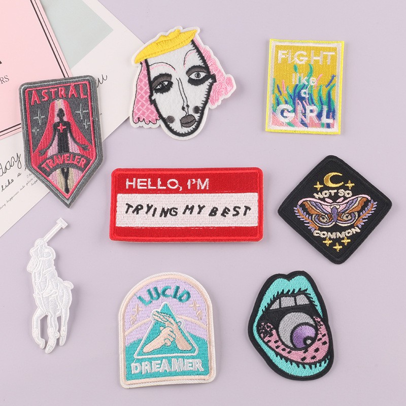 !!Iron on Clothes Polo Logo Indie Pattern Iron Hats Jackets Patch DIY ...