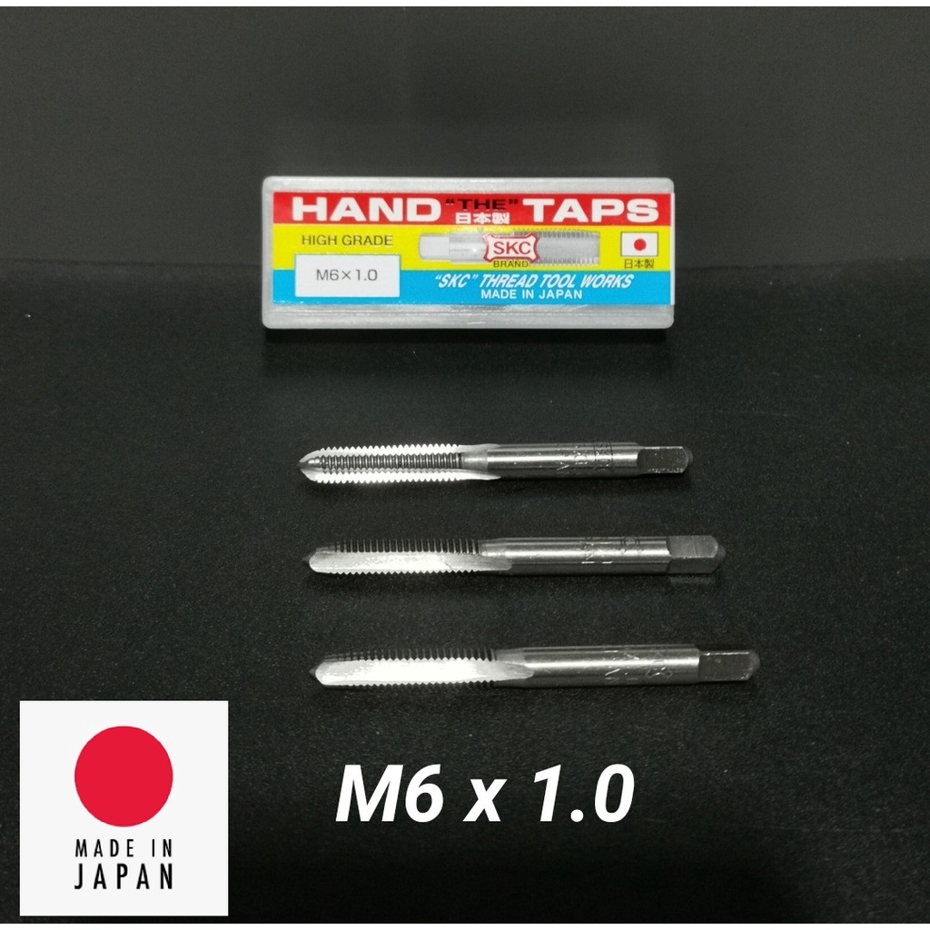 [100% Original] Japan SKC Carbon Steel Hand Tap M2/M3/M4/M5/M6/M8/M10/M12/M13/M14 Industrial ...