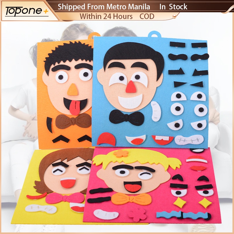 Emotion Change Puzzle Toys Creative Funny Facial Expression Children ...