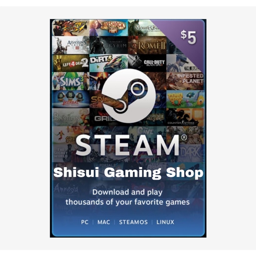 Steam Wallet Code (5 MYR) | Shopee Malaysia