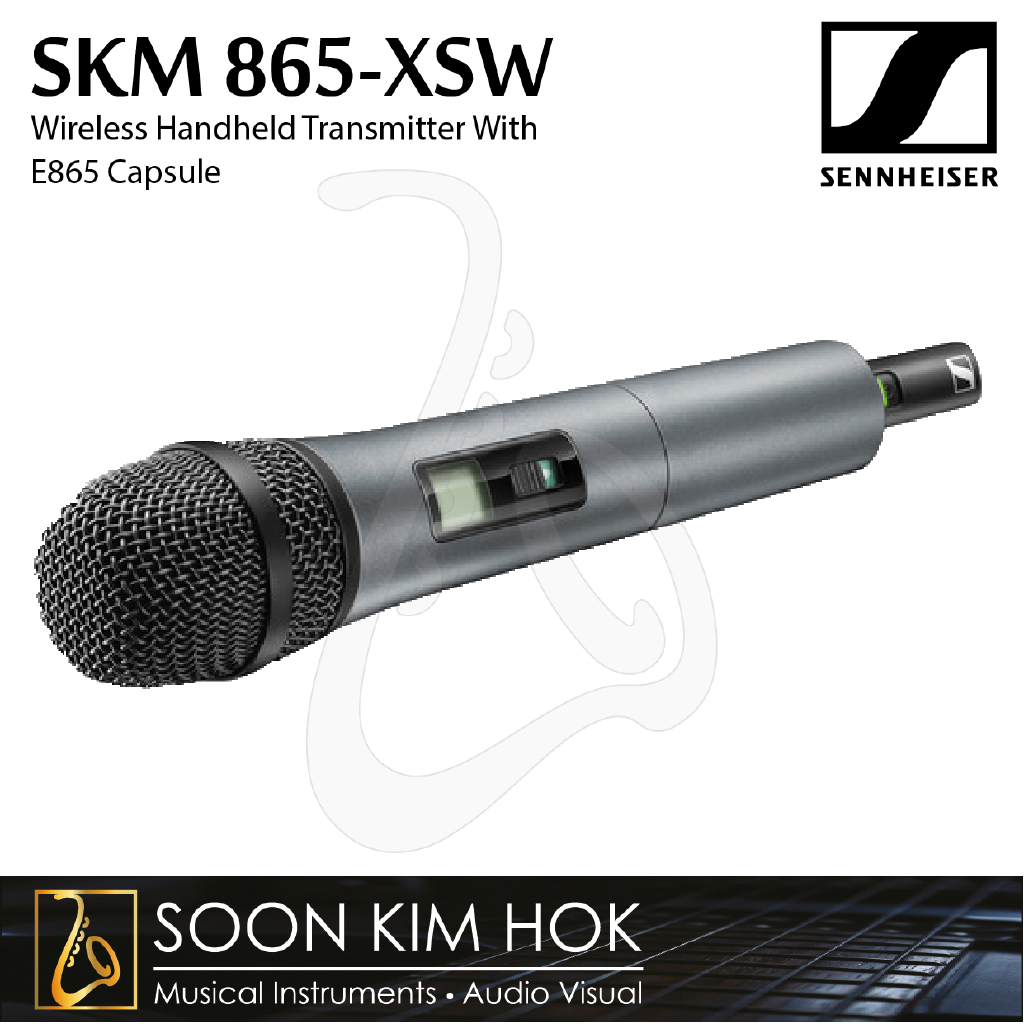 SENNHEISER SKM 865-XSW Wireless Handheld Transmitter With E865 Capsule ...