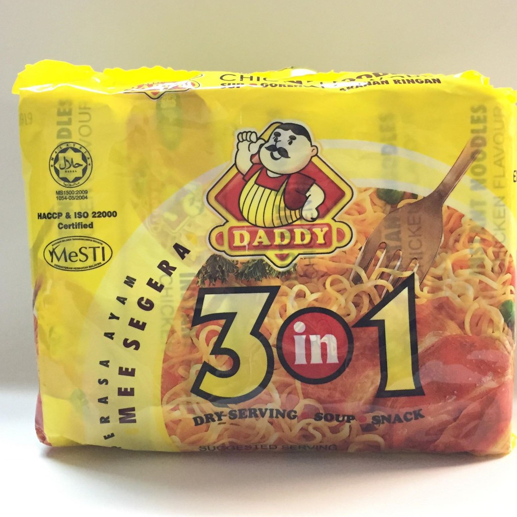 [HALAL] Mee Daddy Instant Noodle / Mee Segera Assorted Flavours 400g ...