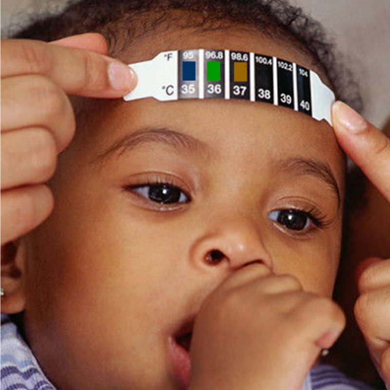 Baby Kids Children Forehead Thermometer LCD Color Changing Body ...
