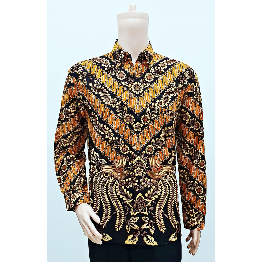 KEMEJA Formal Long Sleeve Batik Shirt Gurdo Motif 2819 BIG SIZE ...