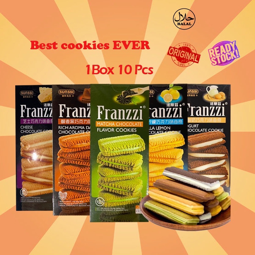Franzzi cookies Halal Sunssi Biskut Cheese 法丽兹饼干 115g (MY Shipping ...