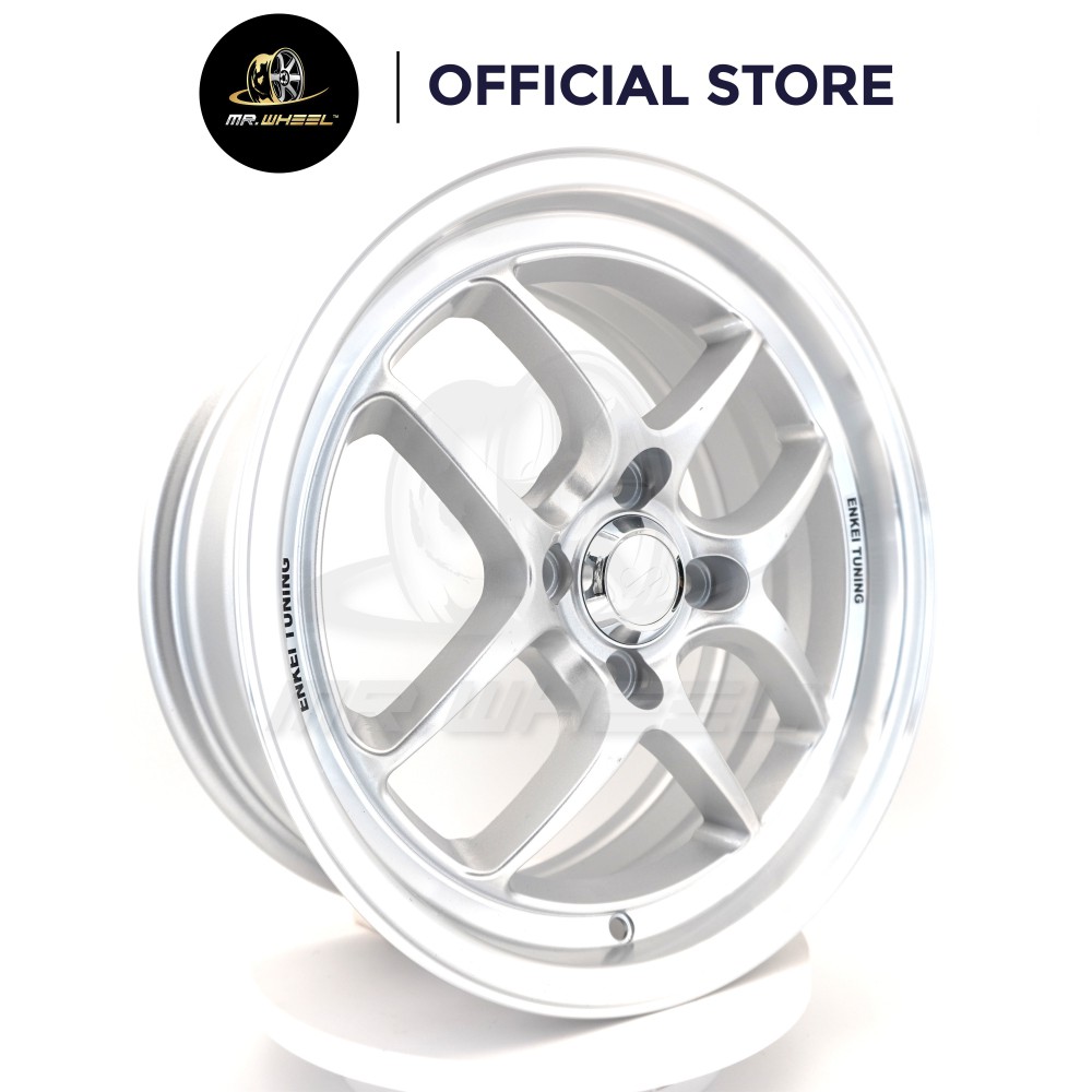 New Sport Rim ENKEI CPS 15x6.5 4x100 ET36 Silver Lip Polish 15 inch 15 ...