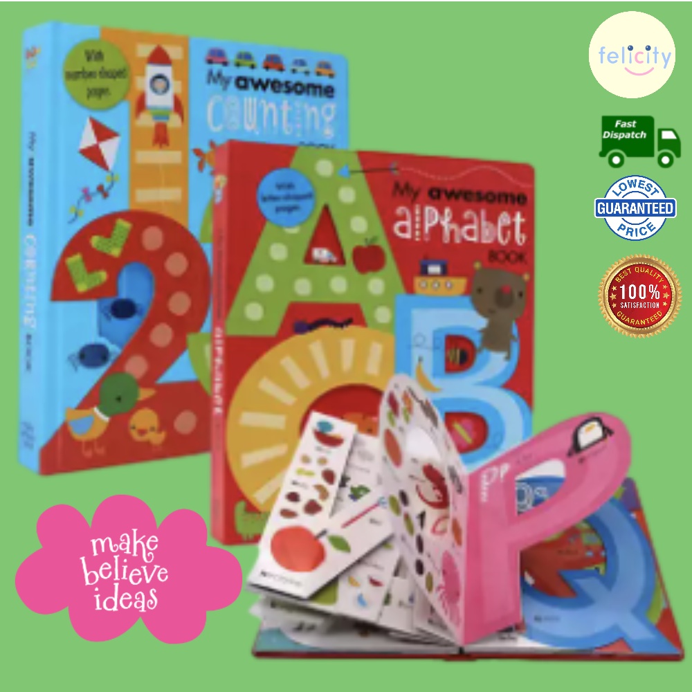 My Awesome Alphabet / Counting Book (Board Book) | Shopee Malaysia