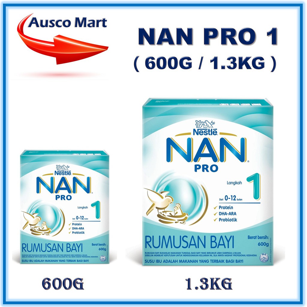 NESTLE NAN STEP 1 【600G & 1.2KG】 | Shopee Malaysia