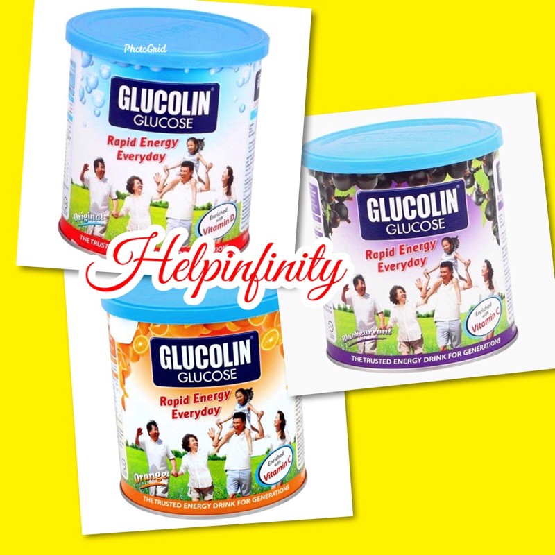 Glucolin Glucose Drink (Original/Orange/Blackcurrant) 420g | Shopee ...