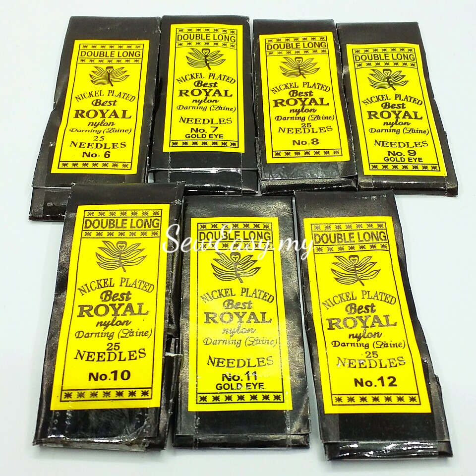 Japan Royal Double Long Hand Sewing Needles | Shopee Malaysia