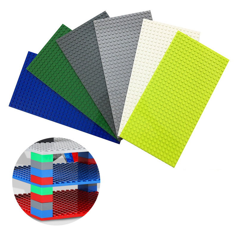 DIY Building Block Base Plate Accessories Parts Small Particles Double ...