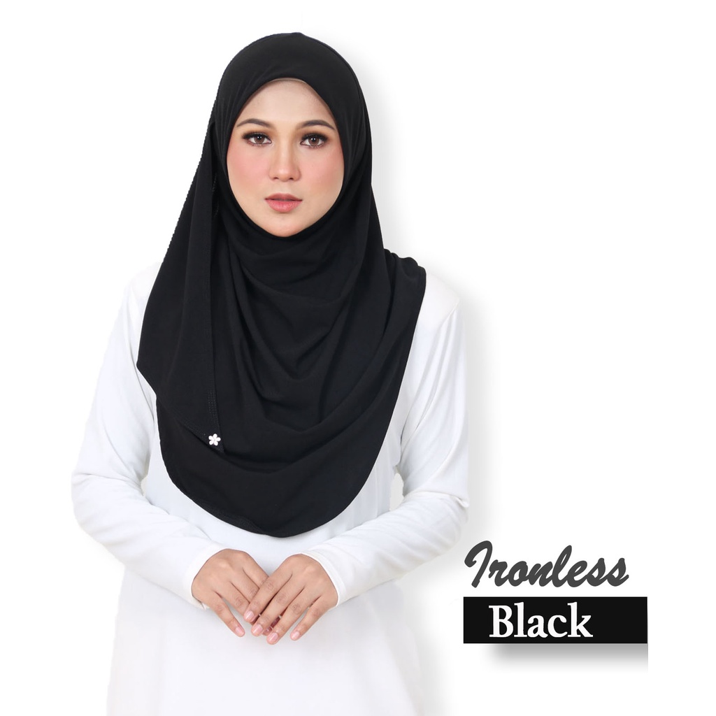 Tudung Sarung Moscrepe ironless | Tudung Instant Hijab | Shopee Malaysia
