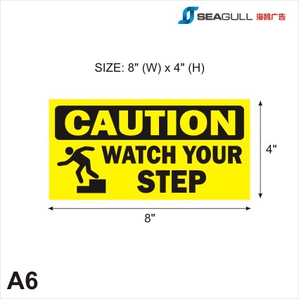 Please Mind Your Step Awasi Langkah Anda Perhatikan Langkah Anda ...