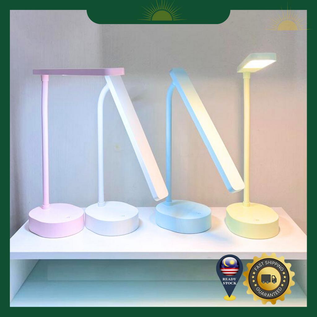 [Macaron L Shape Table Lamp] Eye Protection Adjustable Light Reading ...