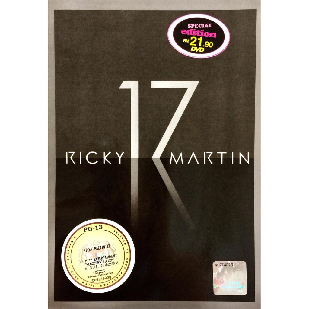 English Mtv～RICKY MARTIN-17 (DVD) (SPECIAL EDITION) | Shopee Malaysia