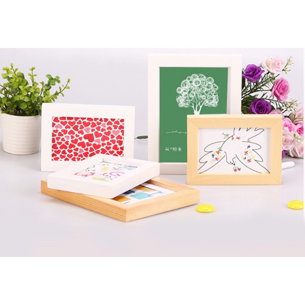4R & 6R & 8R Modern Design Wood Photo Frame for Decorative Printing ...