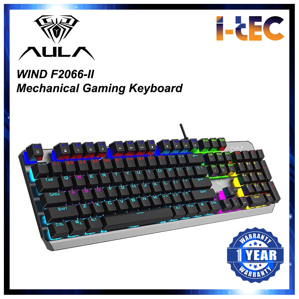 AULA Wind F2066-II Mechanical Gaming Keyboard | Shopee Malaysia