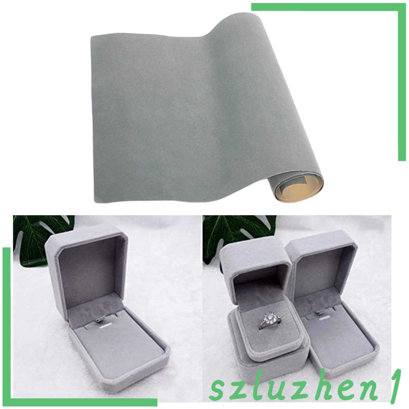 [ ech] 1 Roll Self Adhesive Velvet Flocking Liner, Adhesive Sheets for ...