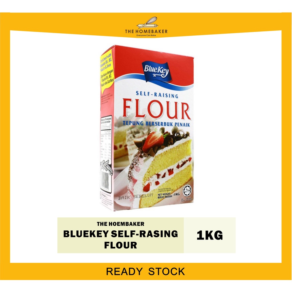 Blue Key Tepung Kek Naik Sendiri 1kg [SELF RAISING FLOUR] Home Baker ...