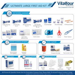 Vitalfour First Aid Kit PREMIUM | Shopee Malaysia