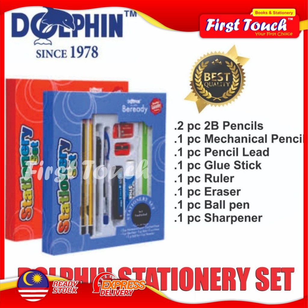 Dolphin Stationery Set (SS2813) DC | Shopee Malaysia