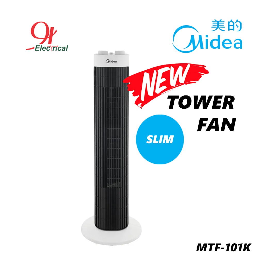 MIDEA 45W NEW Tower Fan MTF-101K | Shopee Malaysia