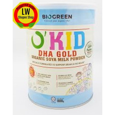 Biogreen OKID DHA GOLD-ORGANIC SOYA milk powder 800g | Shopee Malaysia