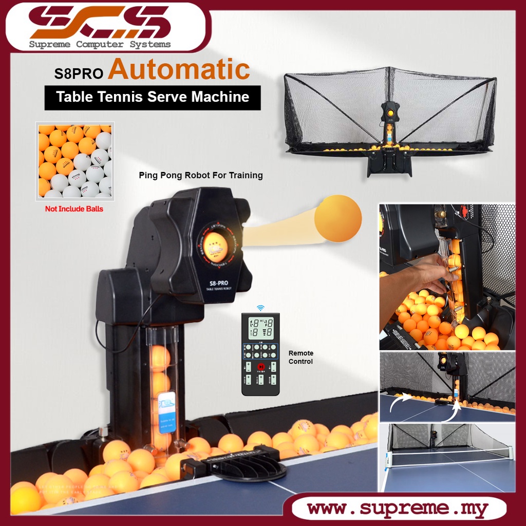 S8PRO Table Tennis Automatic Serve Machine Irregular serve with 9 ...