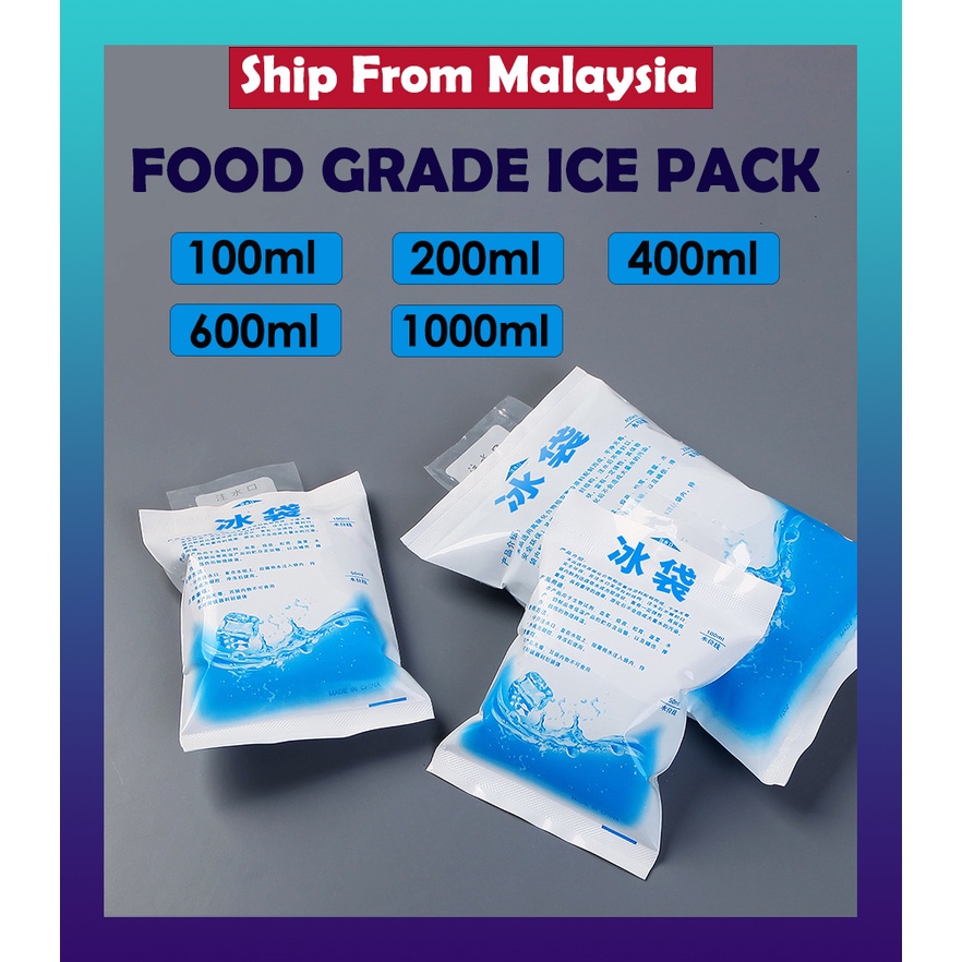 [READY STOCK] 100/200/400/600/1000ml Reusable Ice Pack for Breast Milk ...