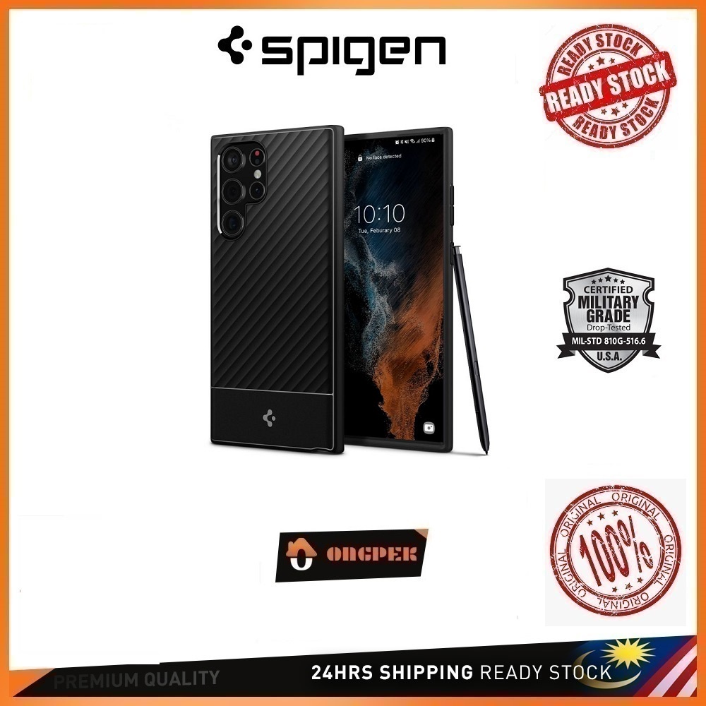 ORIGINAL SPIGEN Core Armor Samsung Galaxy S22 S23 ULTRA Phone Case Cover Casing | Shopee Malaysia