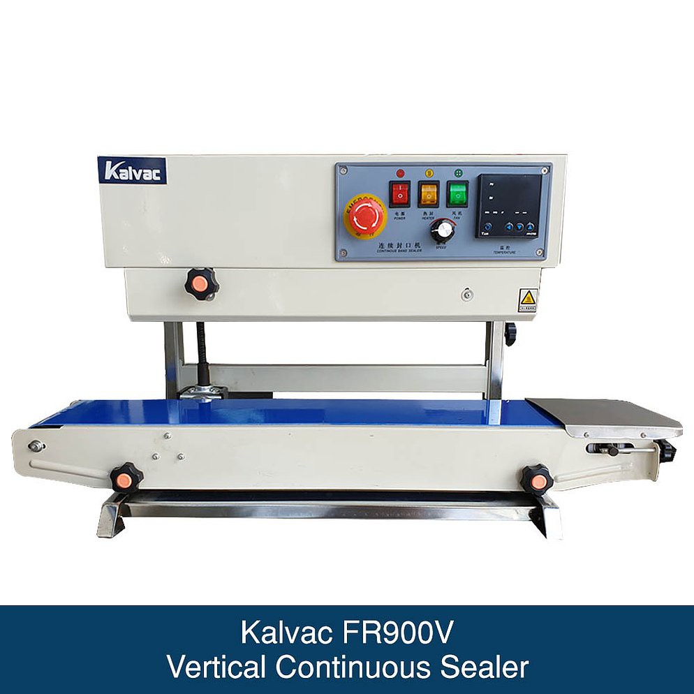 KALVAC FR900V CONTINUOUS BAND SEALER/SEALING MACHINE (VERTICAL TYPE ...
