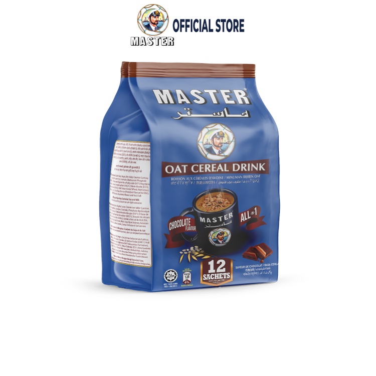 Master Oat Cereal Drink Chocolate 30gx12 Softpack (Exp: 08/2025 ...