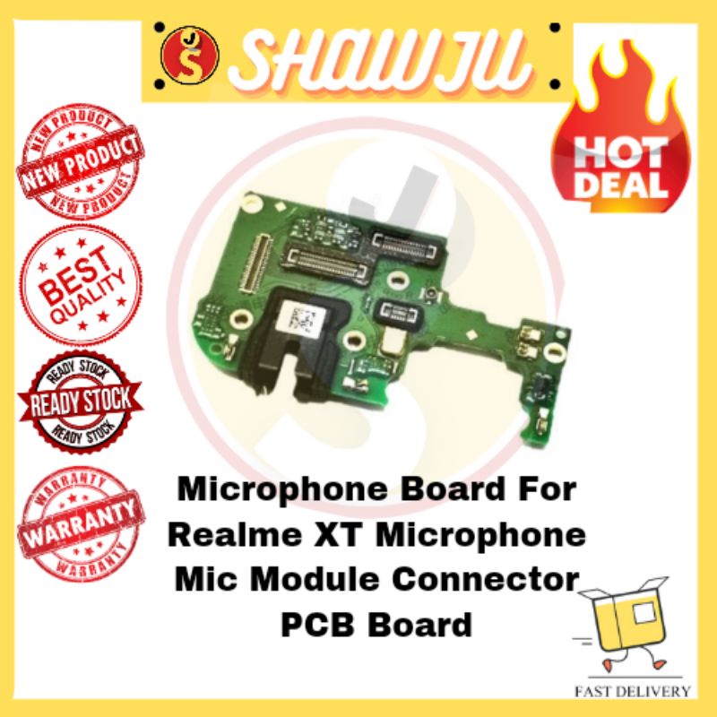 Microphone Board For Realme XT Microphone Mic Module Connector PCB ...