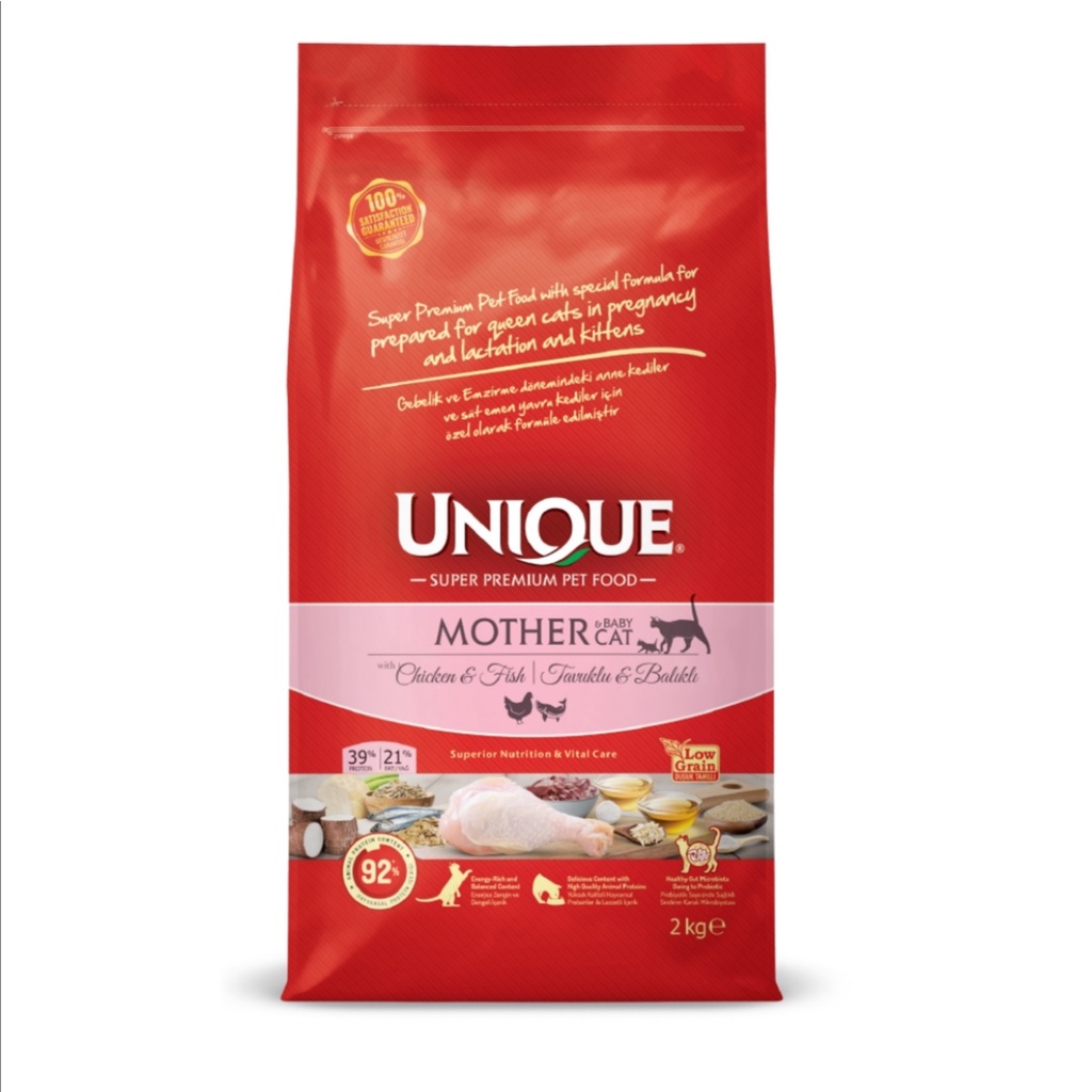 UNIQUE Super Premium For MOTHER&BABY Cat Food With Chicken&Fish(2kg ...