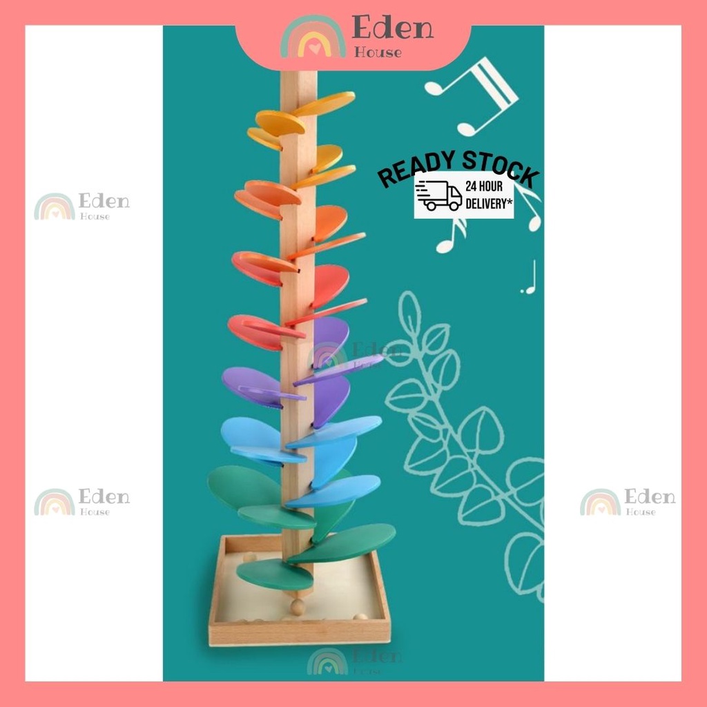 Rainbow Singing Tree Music Tree Marble Run Interactive Learning Toy for ...