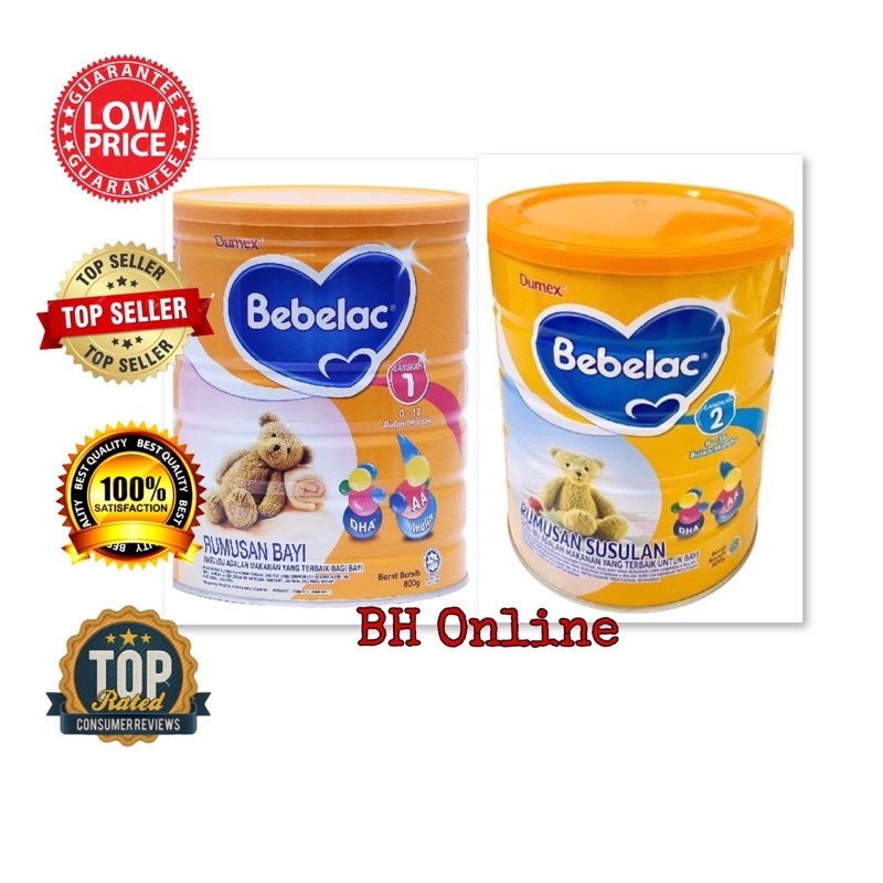 Dumex Bebelac Infant Formula 800g x Step 1, Step 2, Step 3 | Shopee ...