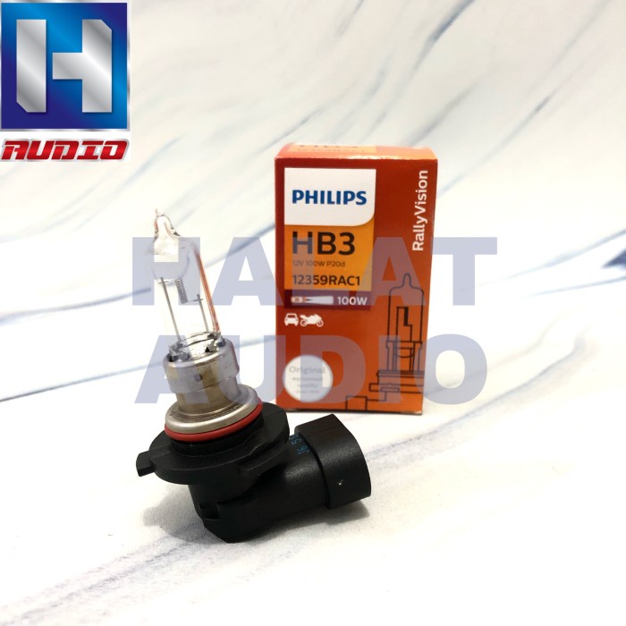 Philips RallyVision HB3 100W 100 Watt 12V 12 Volt Halogen Light Bulb ...