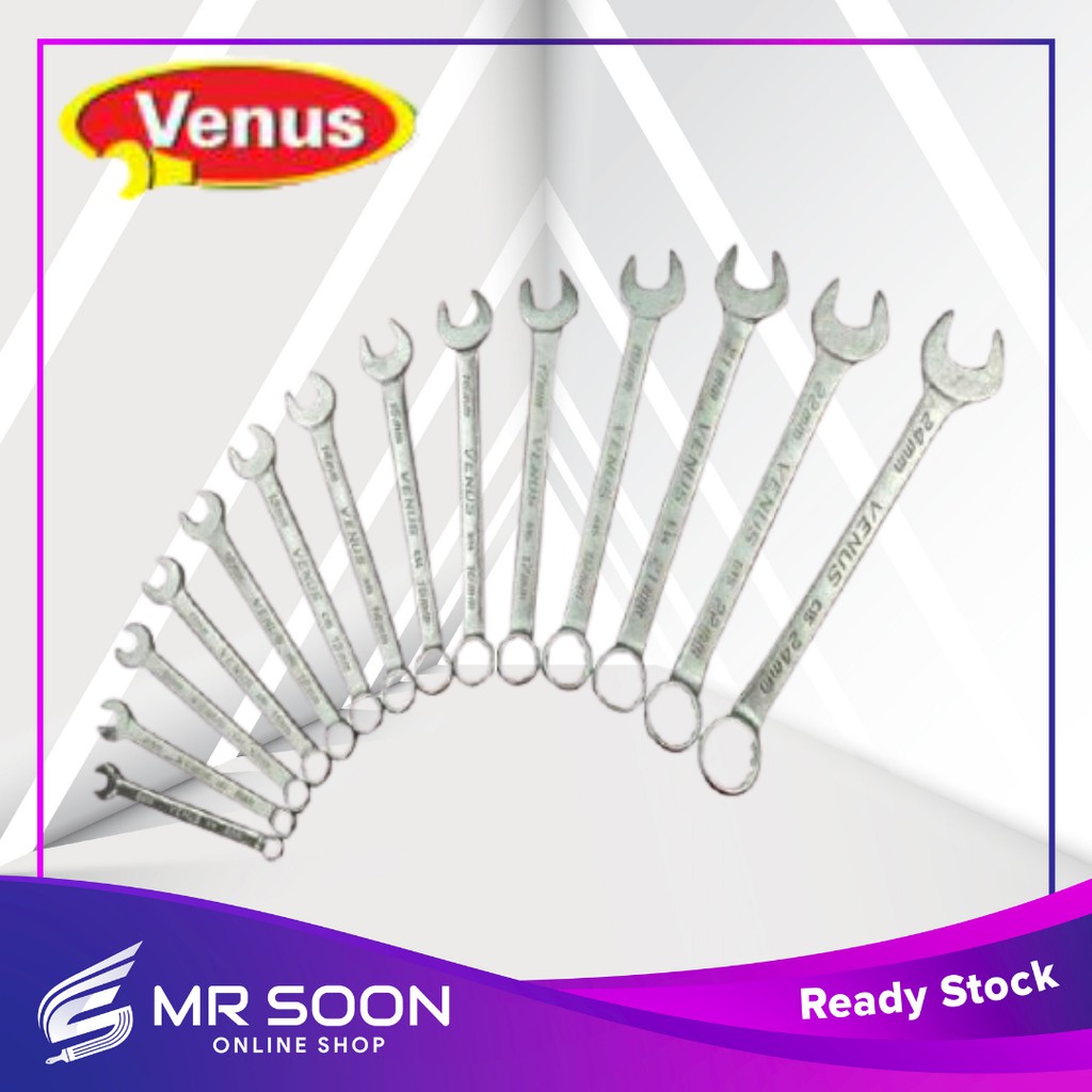VENUS Spanar 6-24mm Combination Wrench Spanner Tools/Common Ring ...