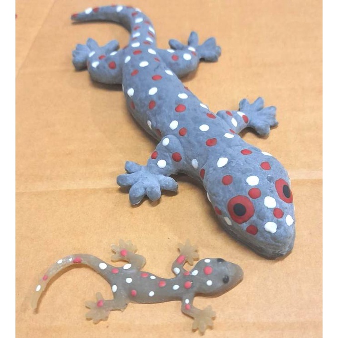 Fake Gecko Big Plus Small Animal Pretend People Toy | Shopee Malaysia