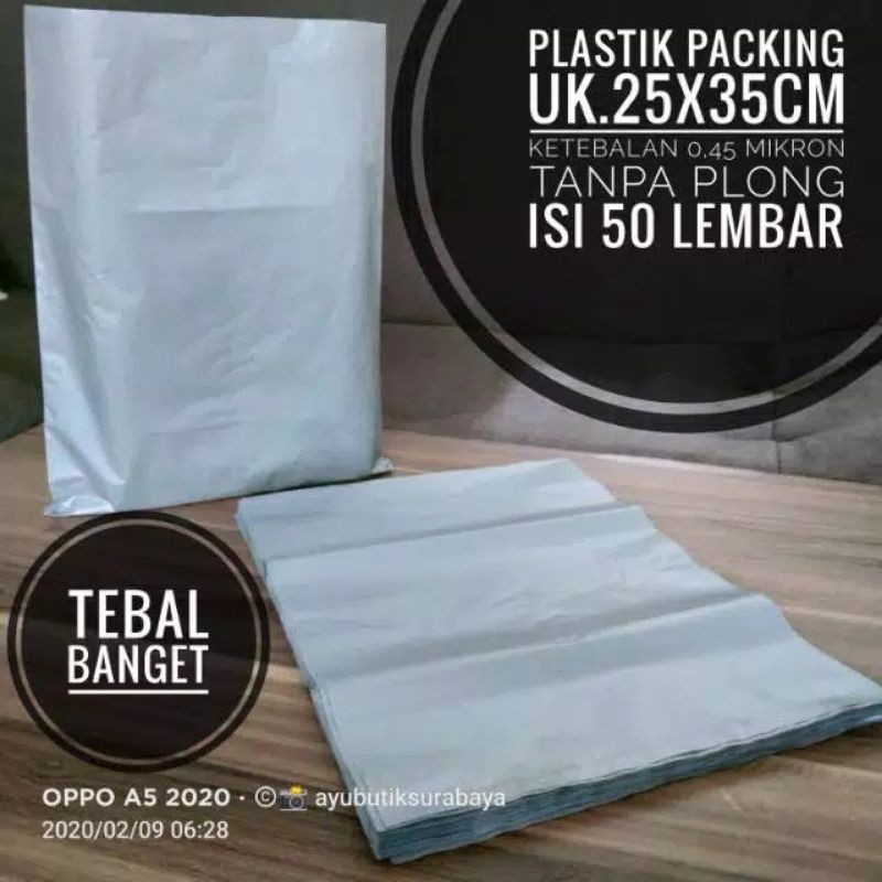 Plastic packing UK 25x35 cm Thick 0.45 Micron Very Thick | Shopee Malaysia