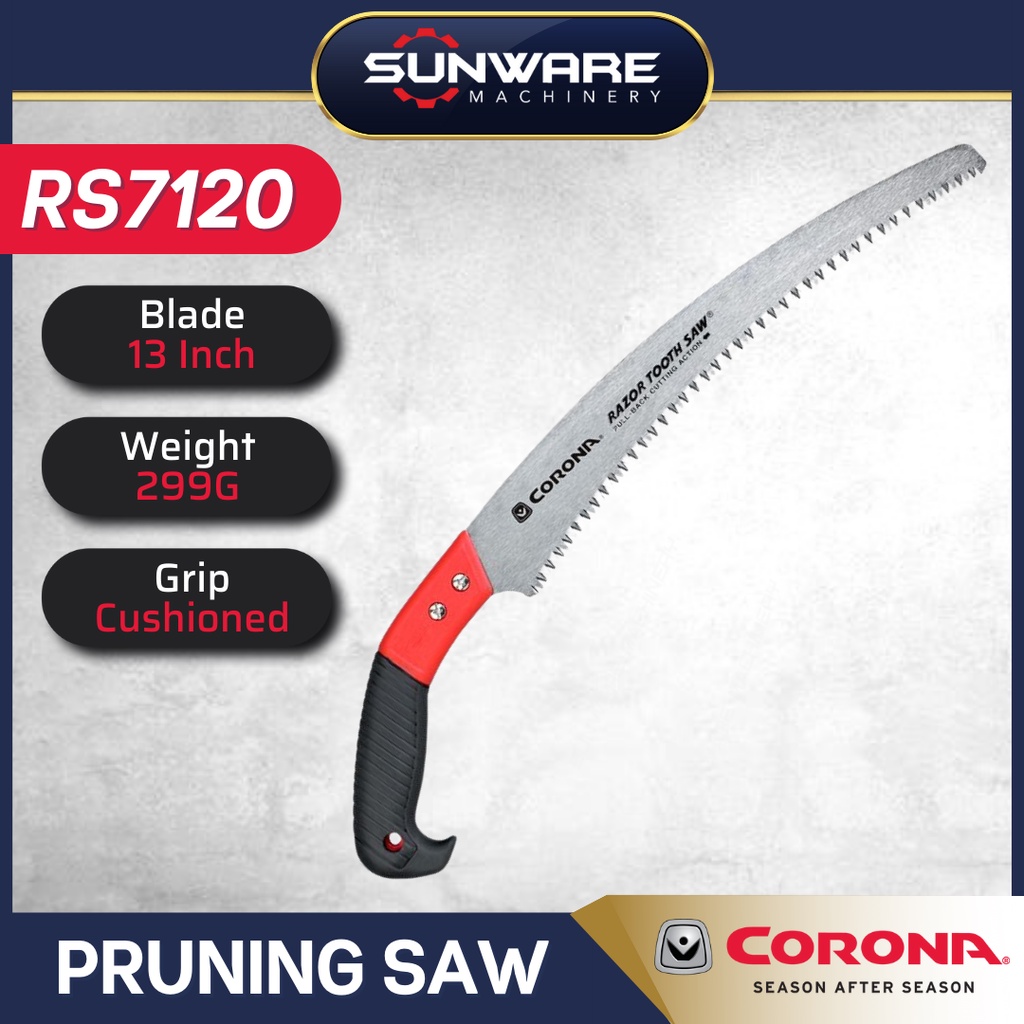 CORONA Razor Tooth Pruning Saw (13" Curved Blade) | Shopee Malaysia