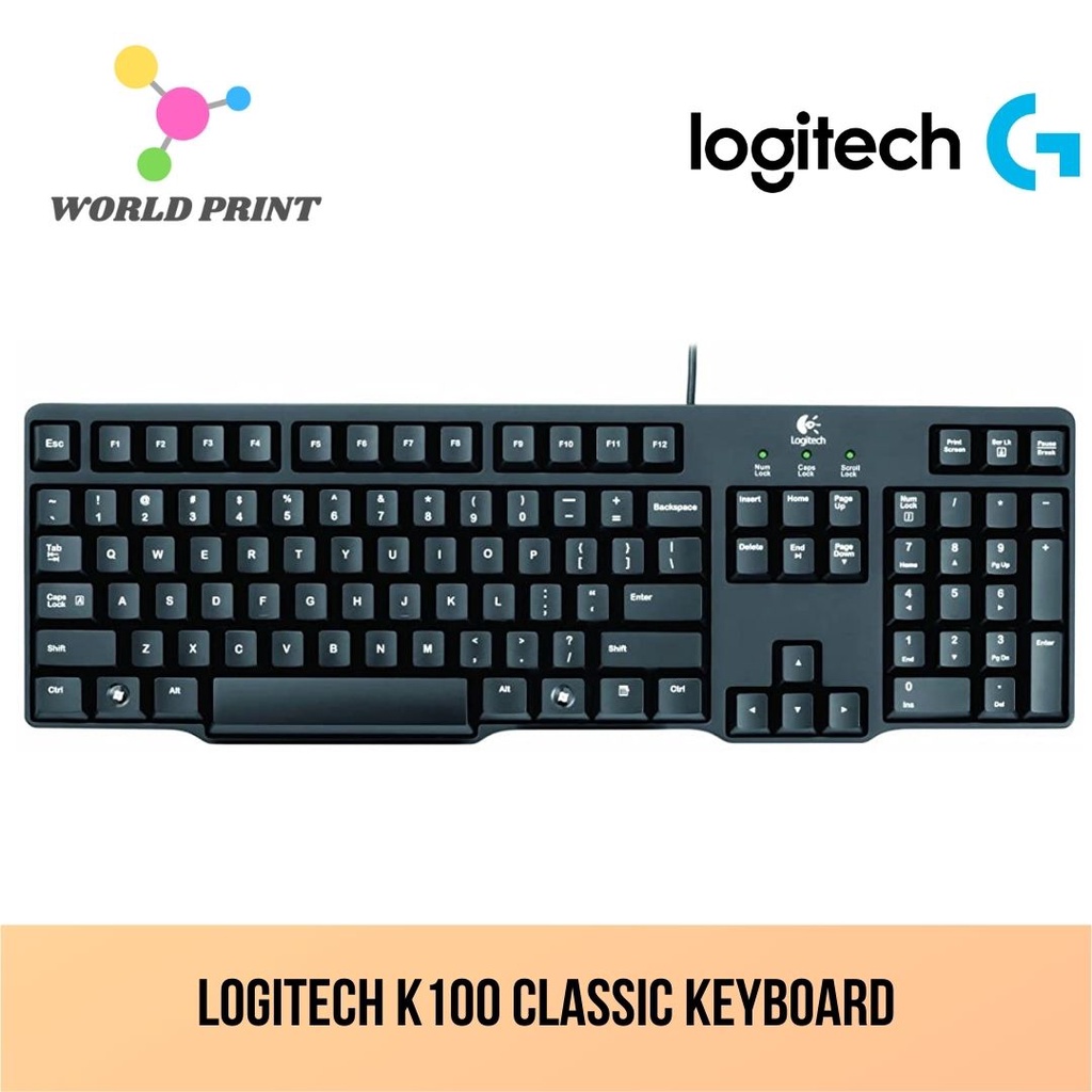 Logitech K100 Classic Keyboard | Shopee Malaysia
