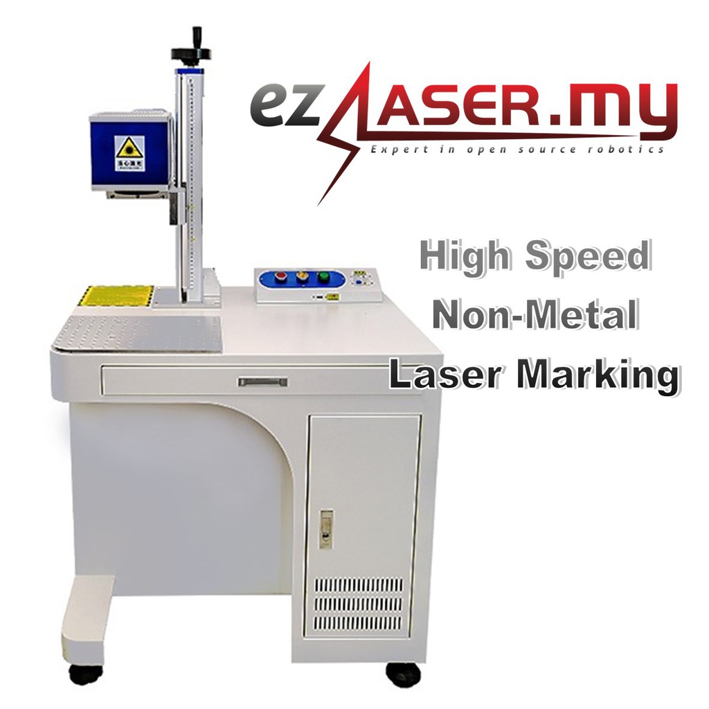 30W CO2 Laser Marking Machine for Non-metal RF CO2 Metal Laser Tube Air ...