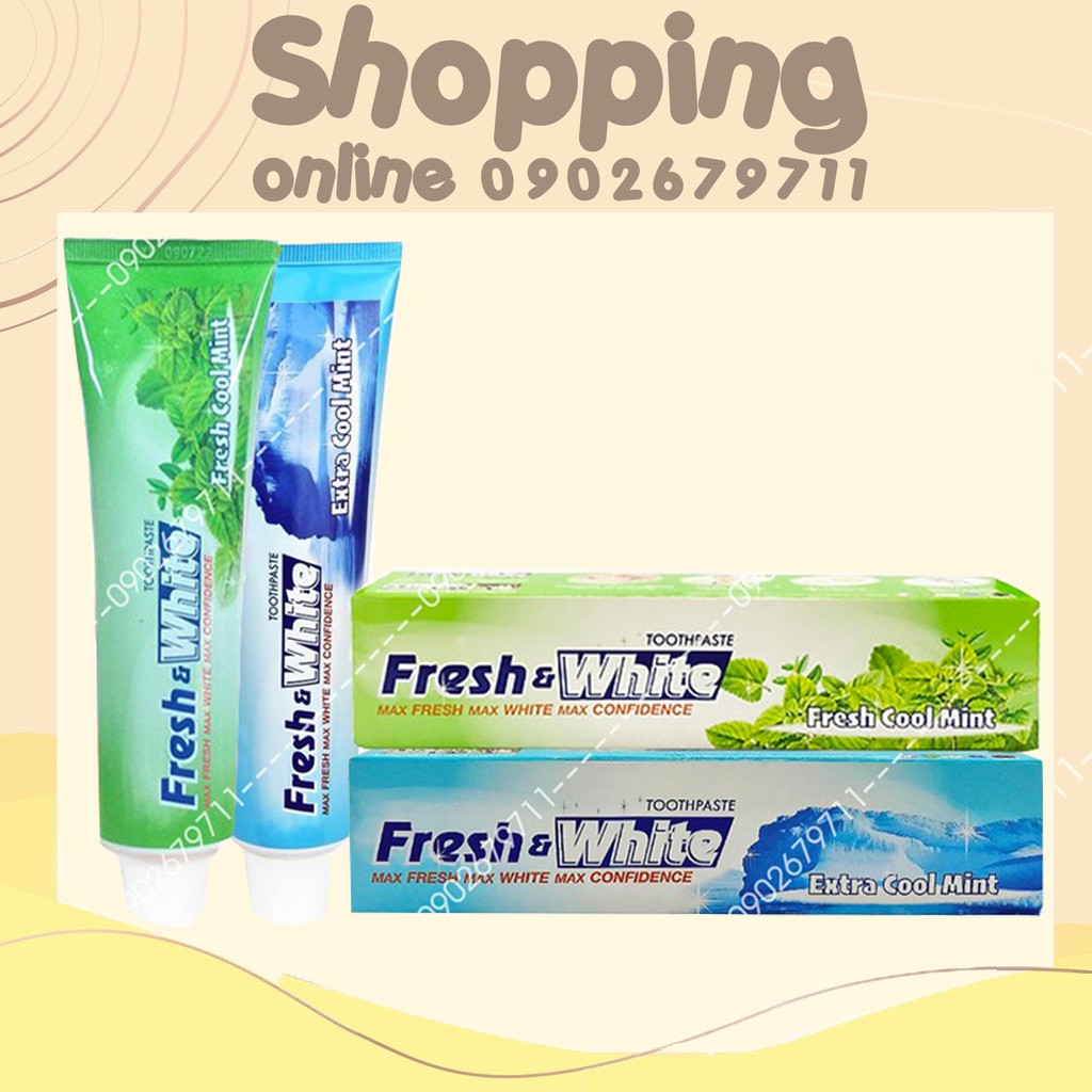 Fresh & White Thai Mint Toothpaste 160G | Shopee Malaysia