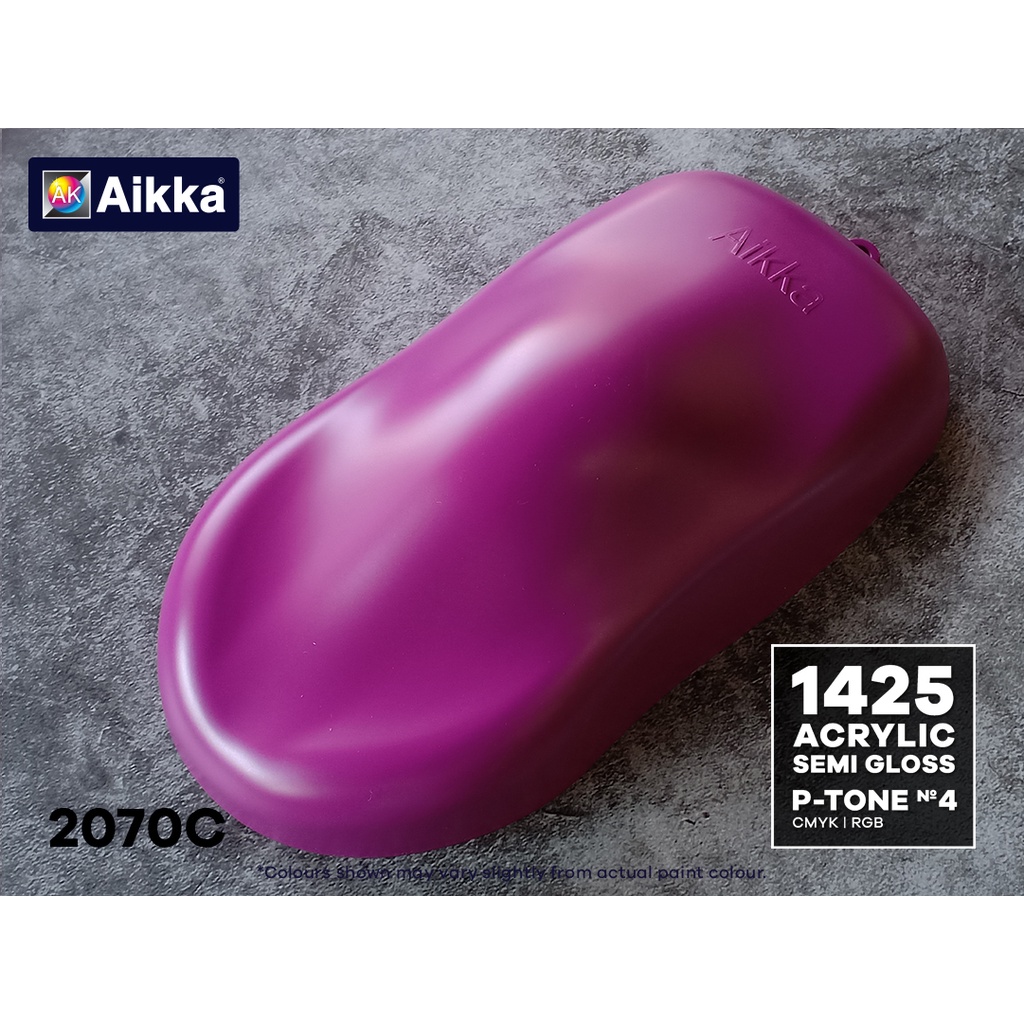 AIKKA Paint PANTONE Colour 2070C / 1425 ACRYLIC SEMI GLOSS PAINT ...