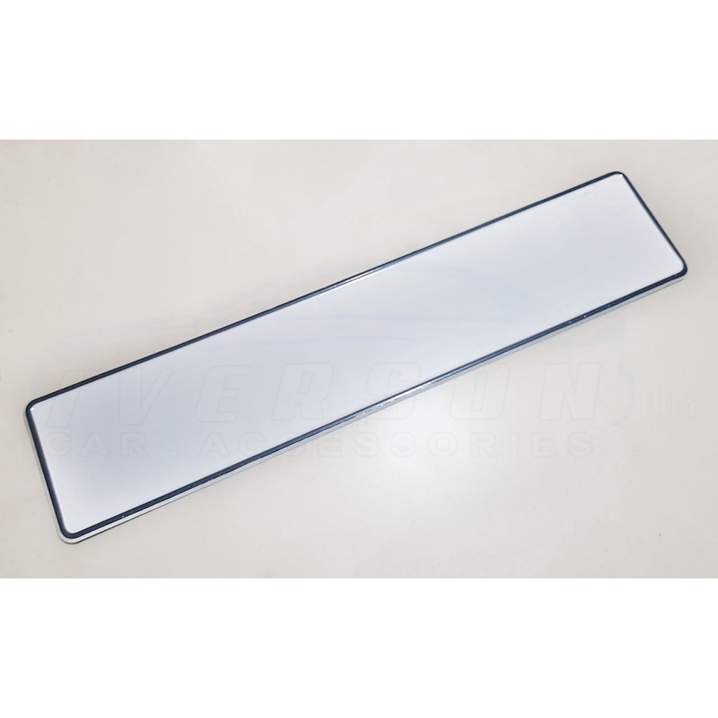 Euro Plate Car Plate Extension Plain White | Shopee Malaysia