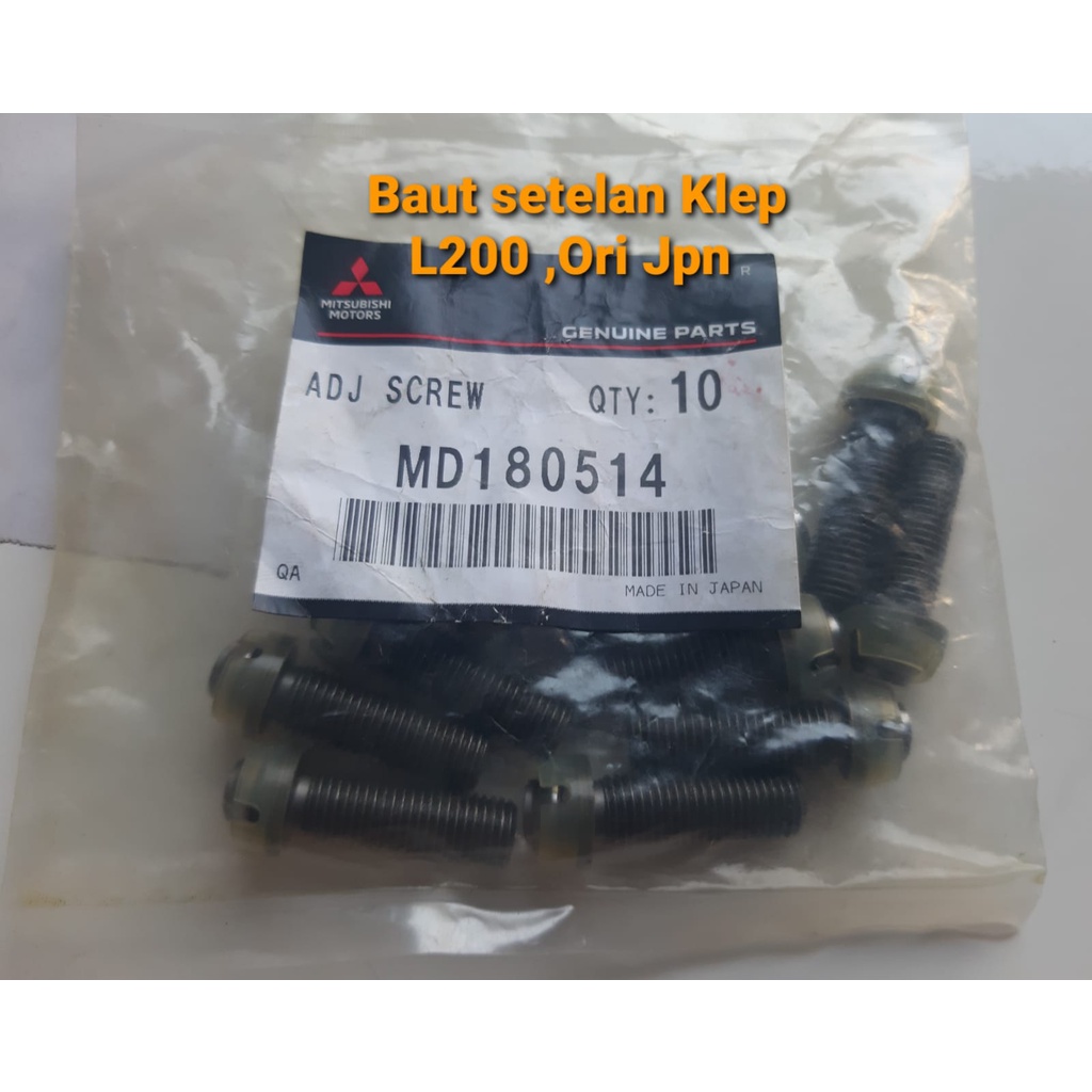 Mitsubishi L200 valve adjustment bolts, Ori Japan (price per 1 pcs ...