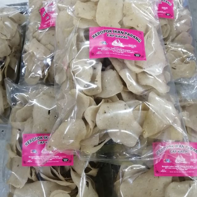 KEROPOK KEPING IKAN PARANG ORIGINAL / KAMPUNG LOSONG 💥PAKSU KEROPOK ...