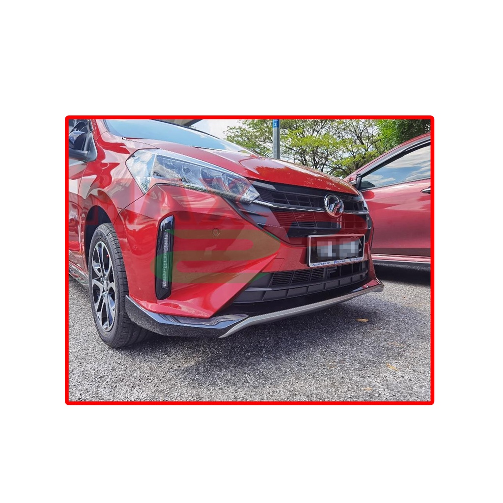 Perodua Myvi Facelift (2021) OE Style Front Skirt Skirting Bumper Lower ...
