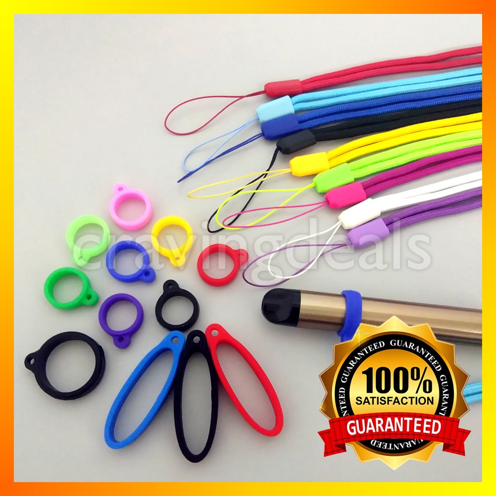 Lanyard Adjustable Hanging Anti Fall Silicone Ring Getah Wrist Lanyard ...